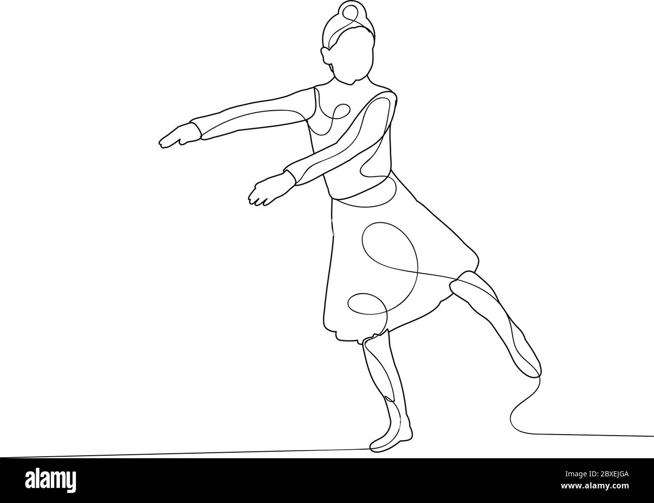 Dancing black child white background Stock Vector Images - Alamy