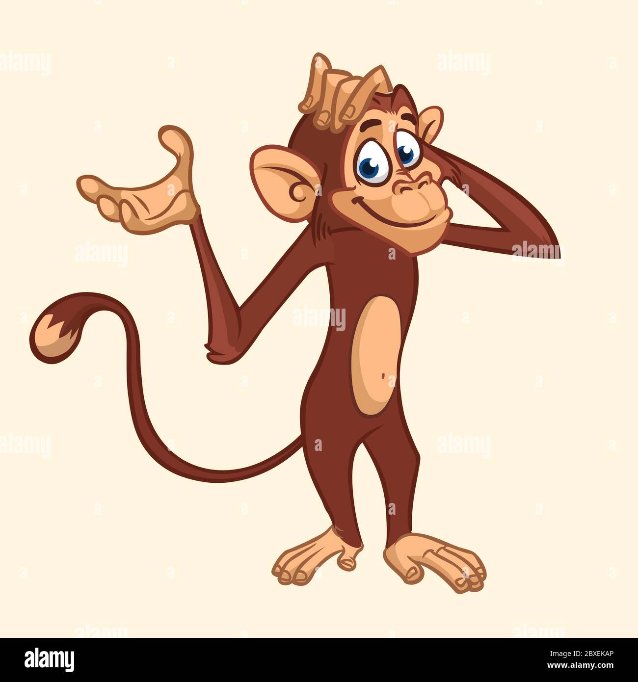 Monkey Scratching Its Head High Resolution Stock Photography and Images ...