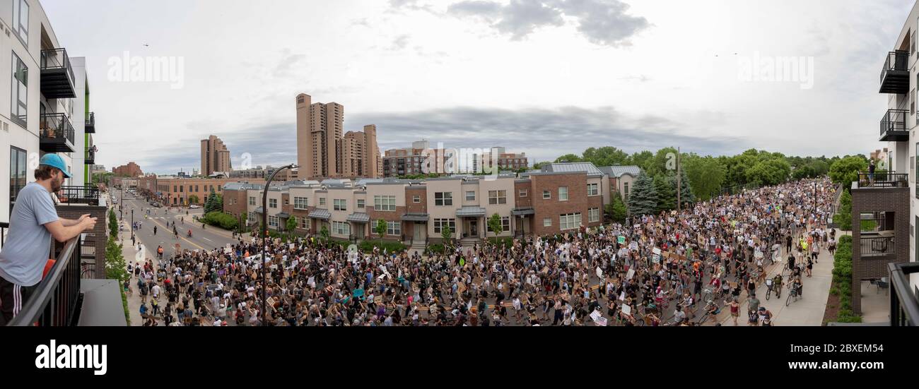 June 6, 2020: Protesters march down University Ave NE as they demand ...