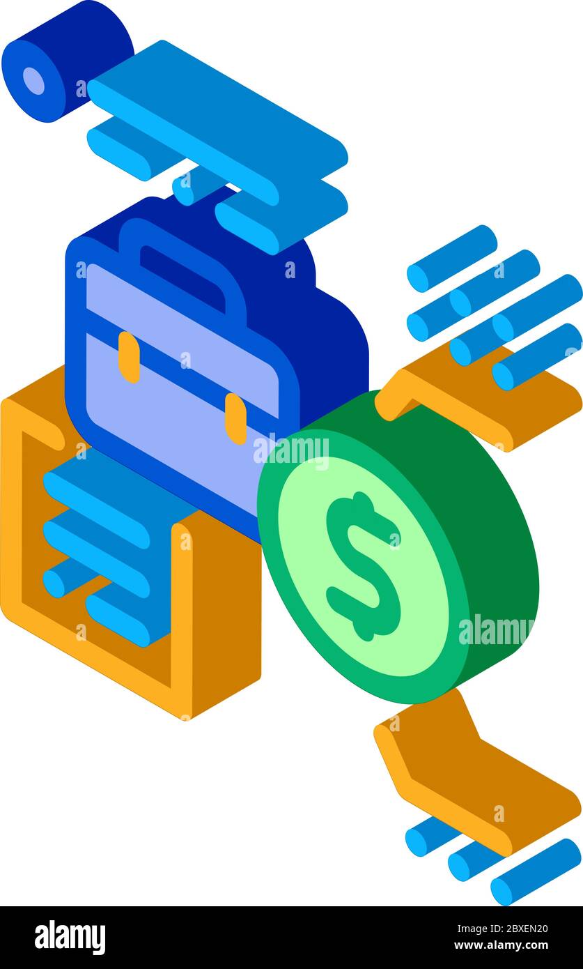 multi-pass algorithm isometric icon vector illustration Stock Vector ... multi-pass algorithm isometric icon vector illustration Stock Vector ...