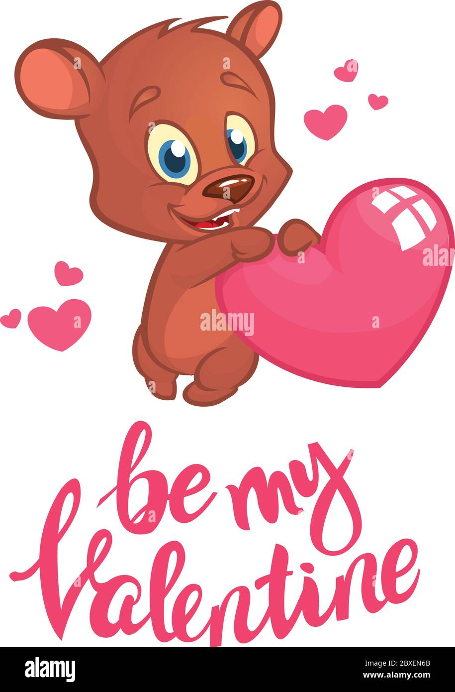 Cupid bear character cartoon holding bow and arrow aiming. St Valentine ...