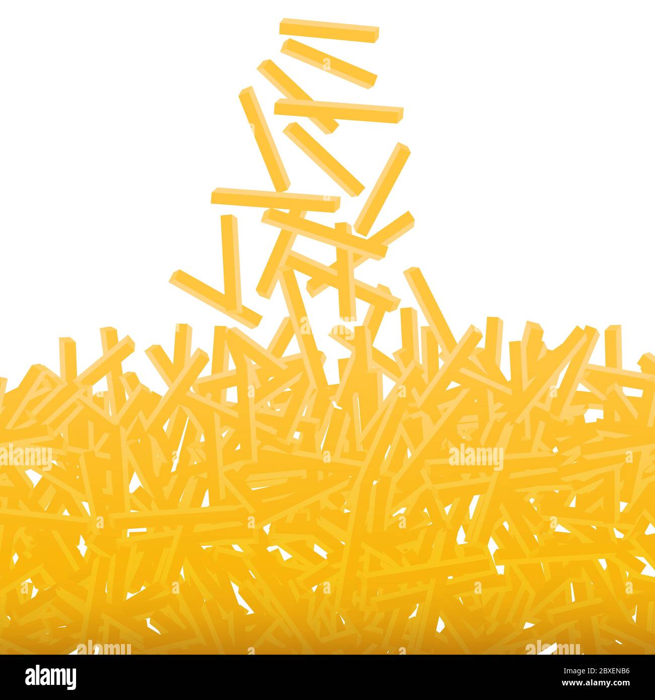 Hot chips container Stock Vector Images - Alamy