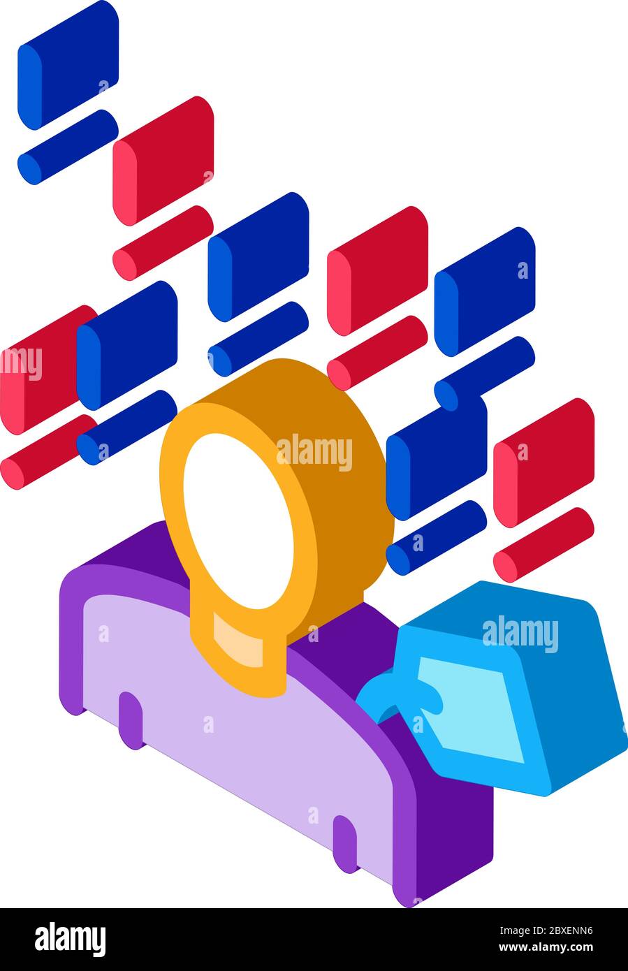 many requirements for person isometric icon vector illustration Stock ...