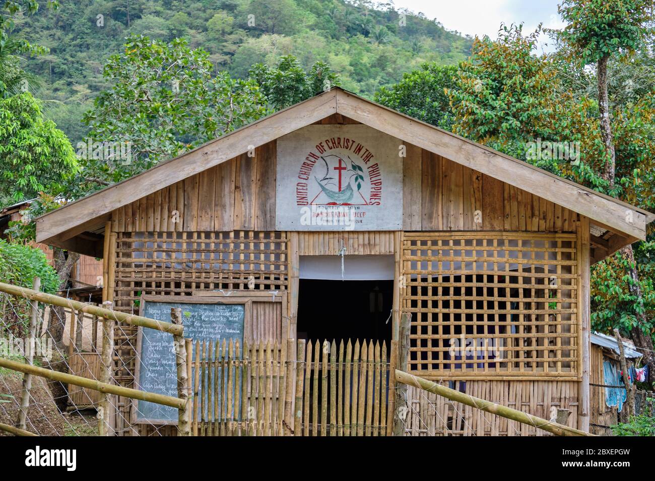 Village houses on Panay island Philippines Stock Photo - Alamy