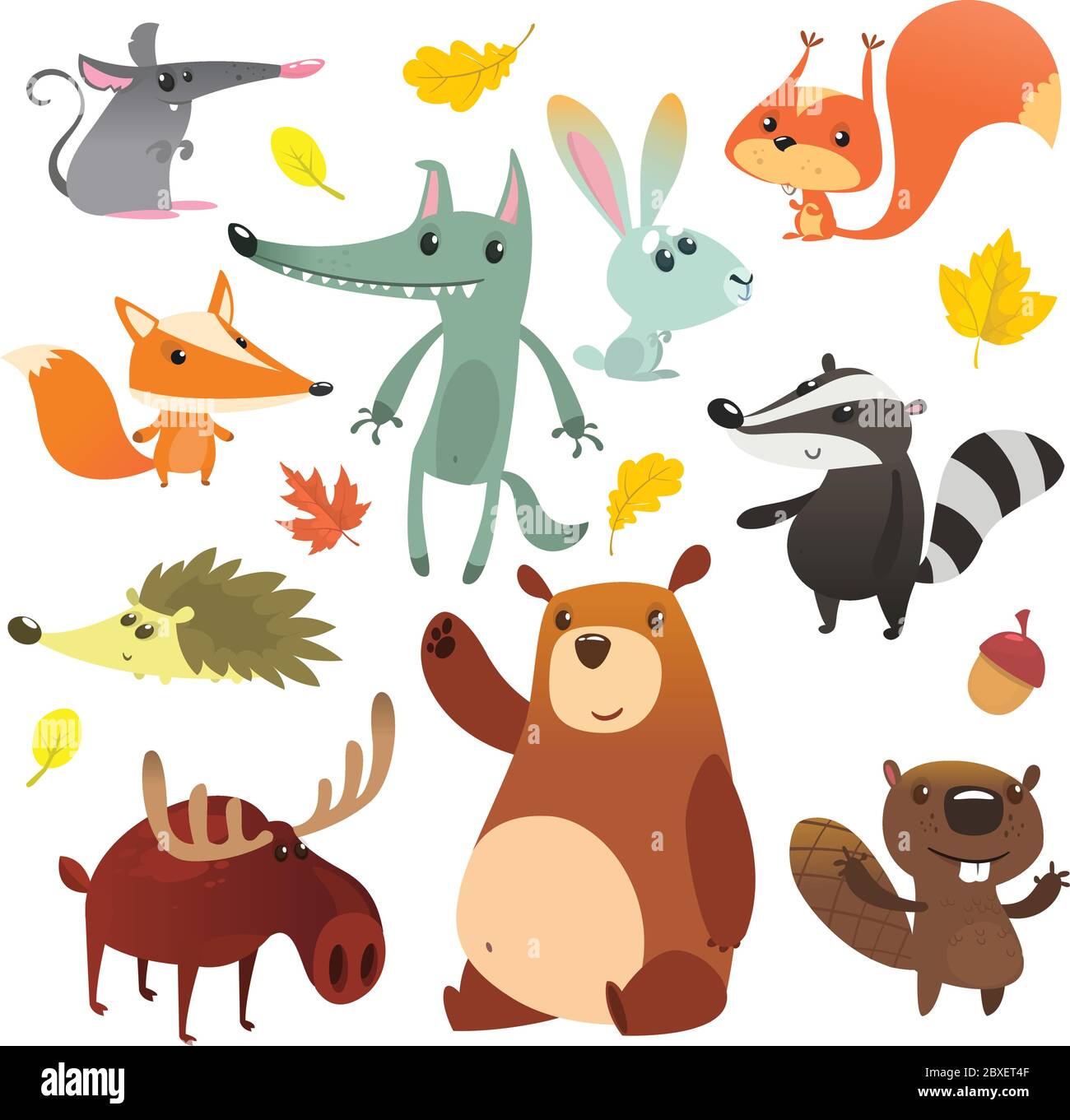 Baby wood mouse Stock Vector Images - Alamy