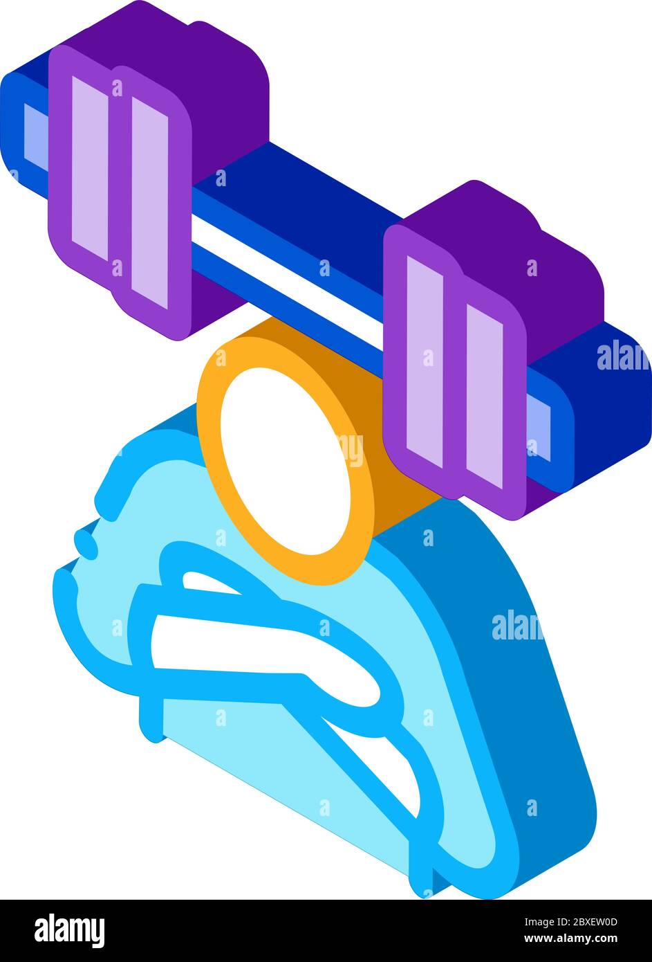 inaction in sports isometric icon vector illustration Stock Vector ...