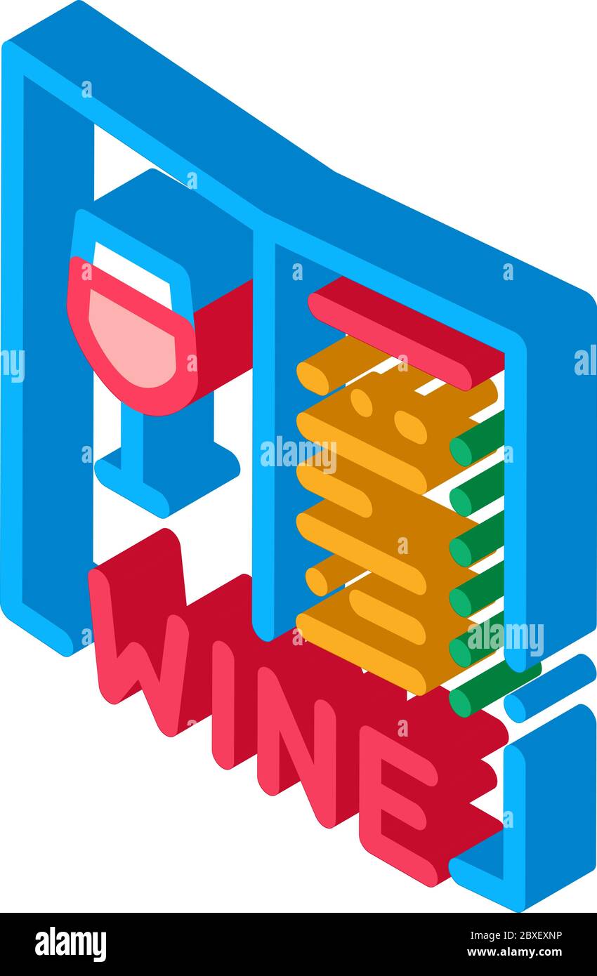 wine map isometric icon vector illustration Stock Vector Image & Art ...