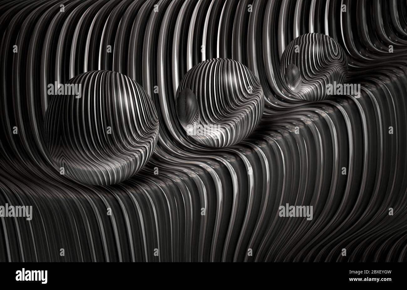 futuristic scifi metal art Stock Photo - Alamy