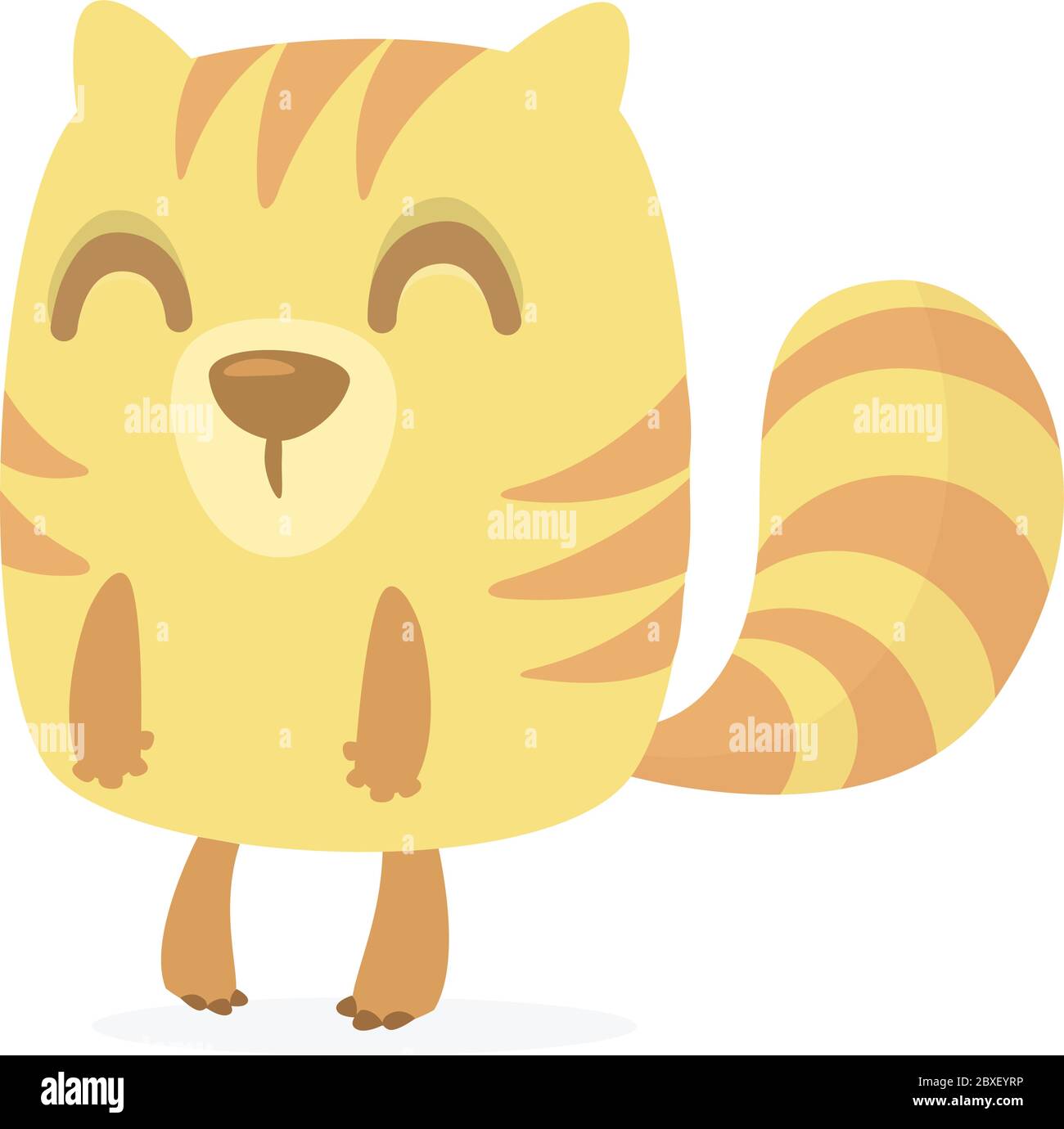 Woodchuck or chipmunk cartoon character. Forest animal vector ...