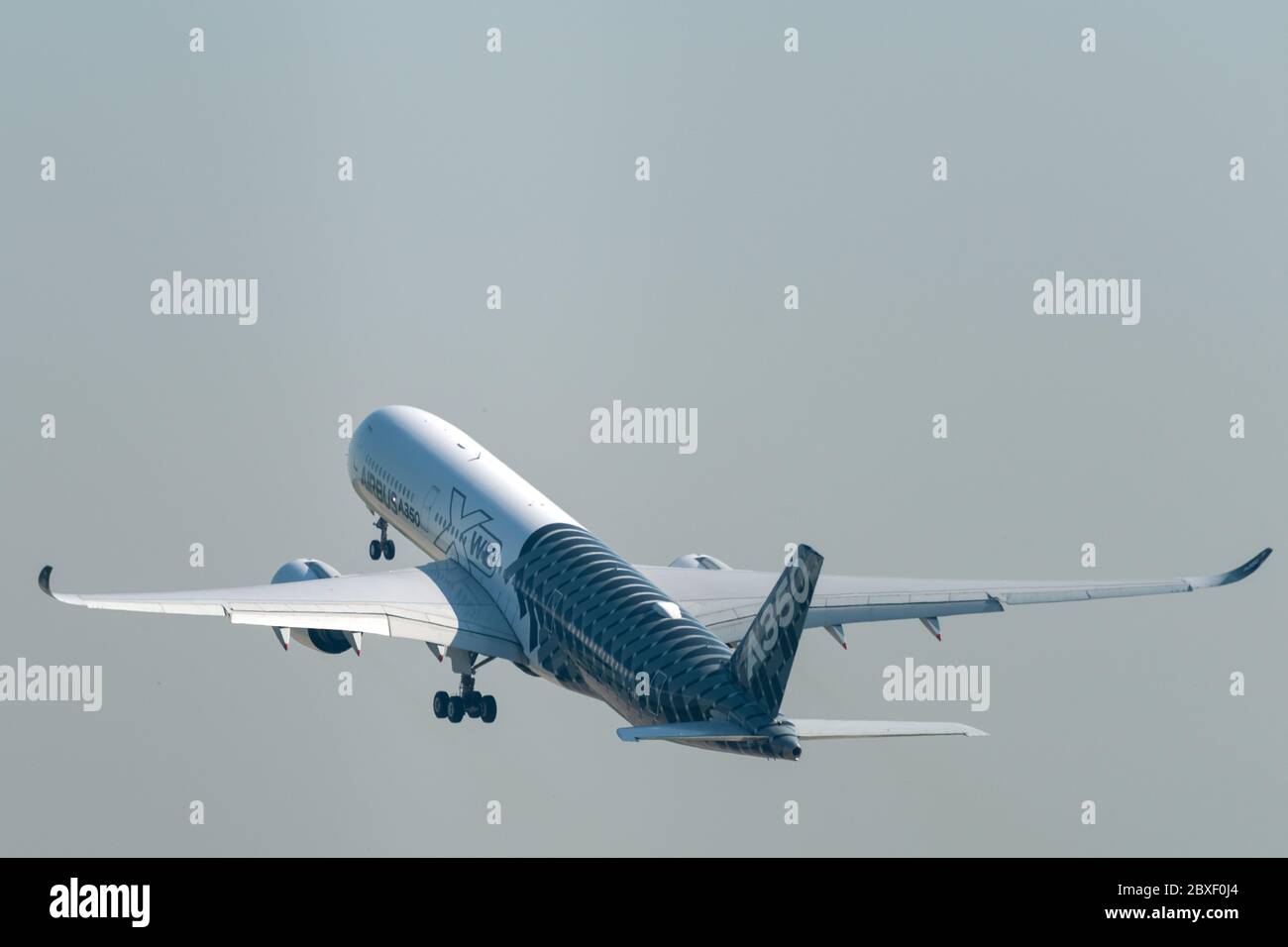 August 30, 2019. Zhukovsky, Russia. long-range wide-body twin-engine ...