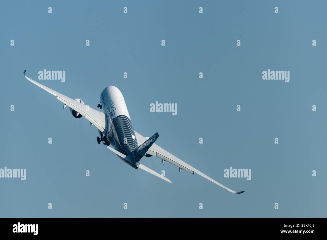 August 30, 2019. Zhukovsky, Russia. long-range wide-body twin-engine ...