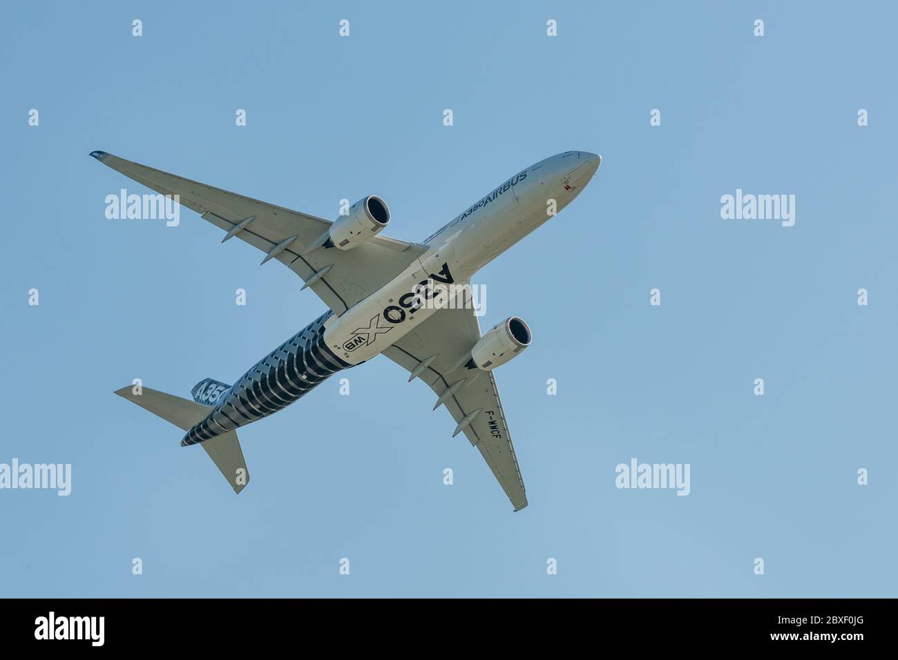 August 30, 2019. Zhukovsky, Russia. long-range wide-body twin-engine ...