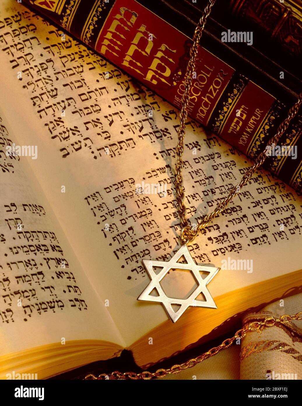 Religion - Star of David and the Torah - Judaism Stock Photo - Alamy