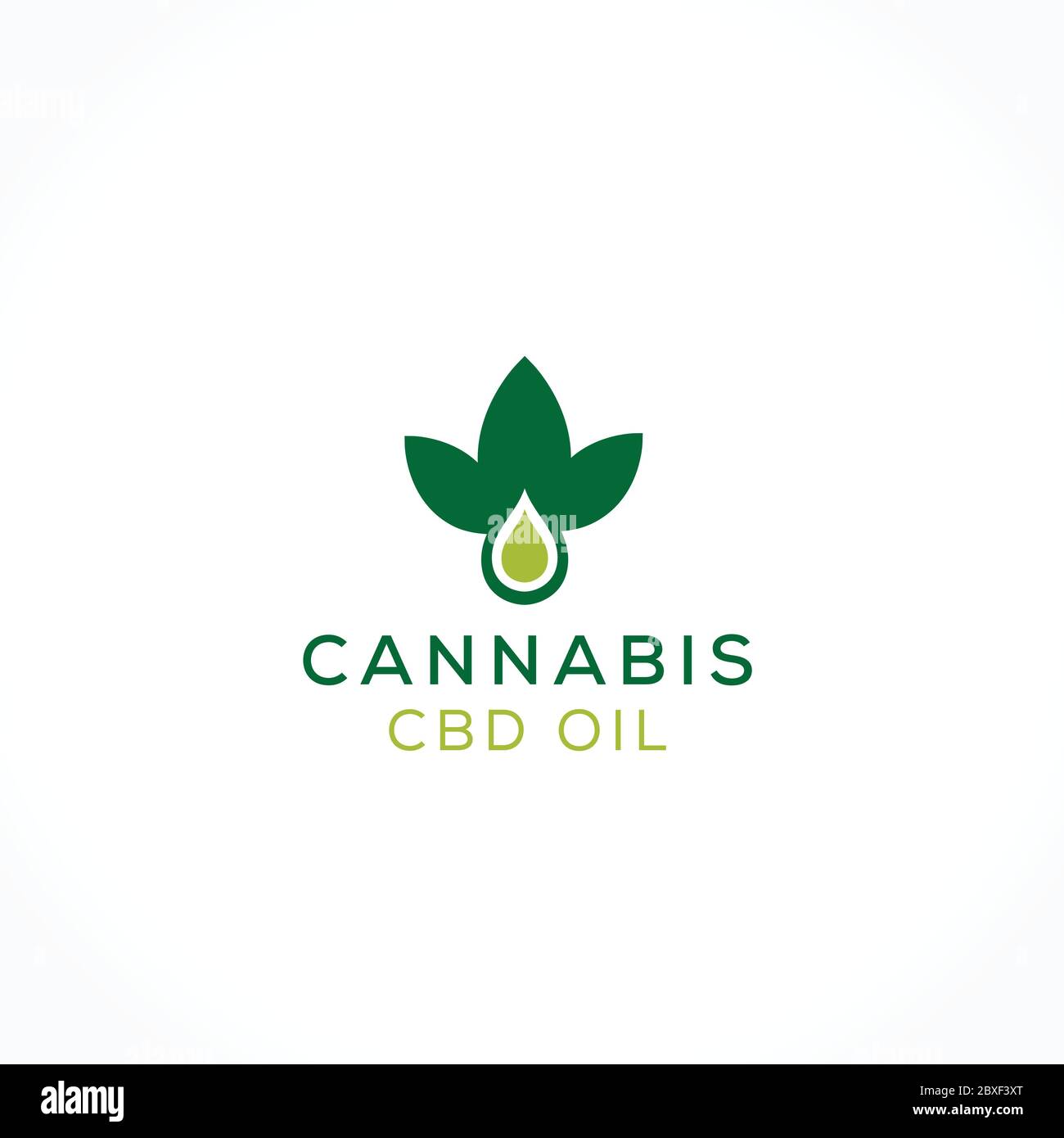 Cbd hemp oil icon Stock Vector Images - Alamy