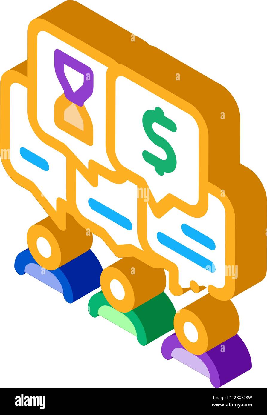different values of people isometric icon vector illustration Stock ...