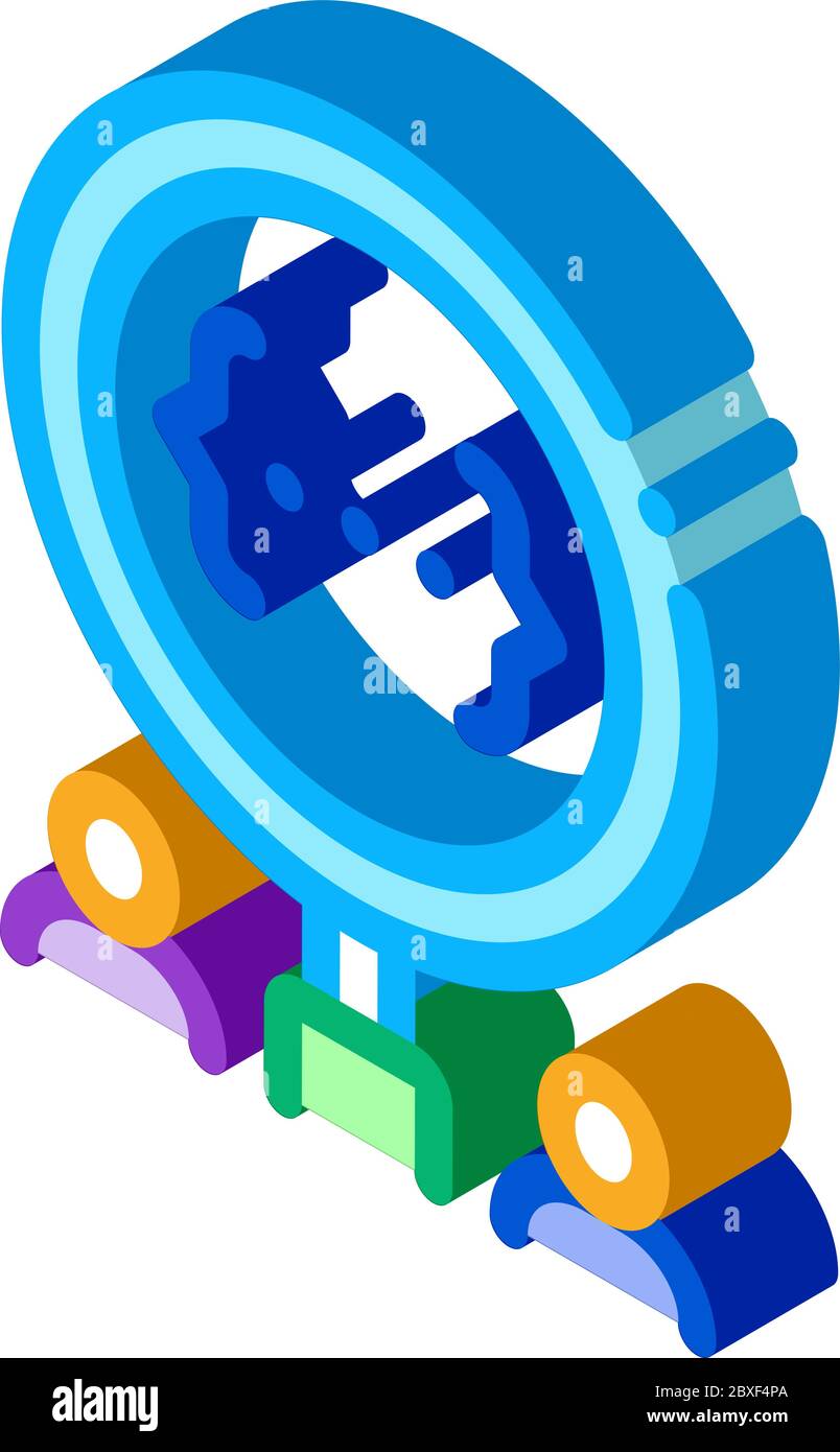 deadlock research isometric icon vector illustration Stock Vector Image ...