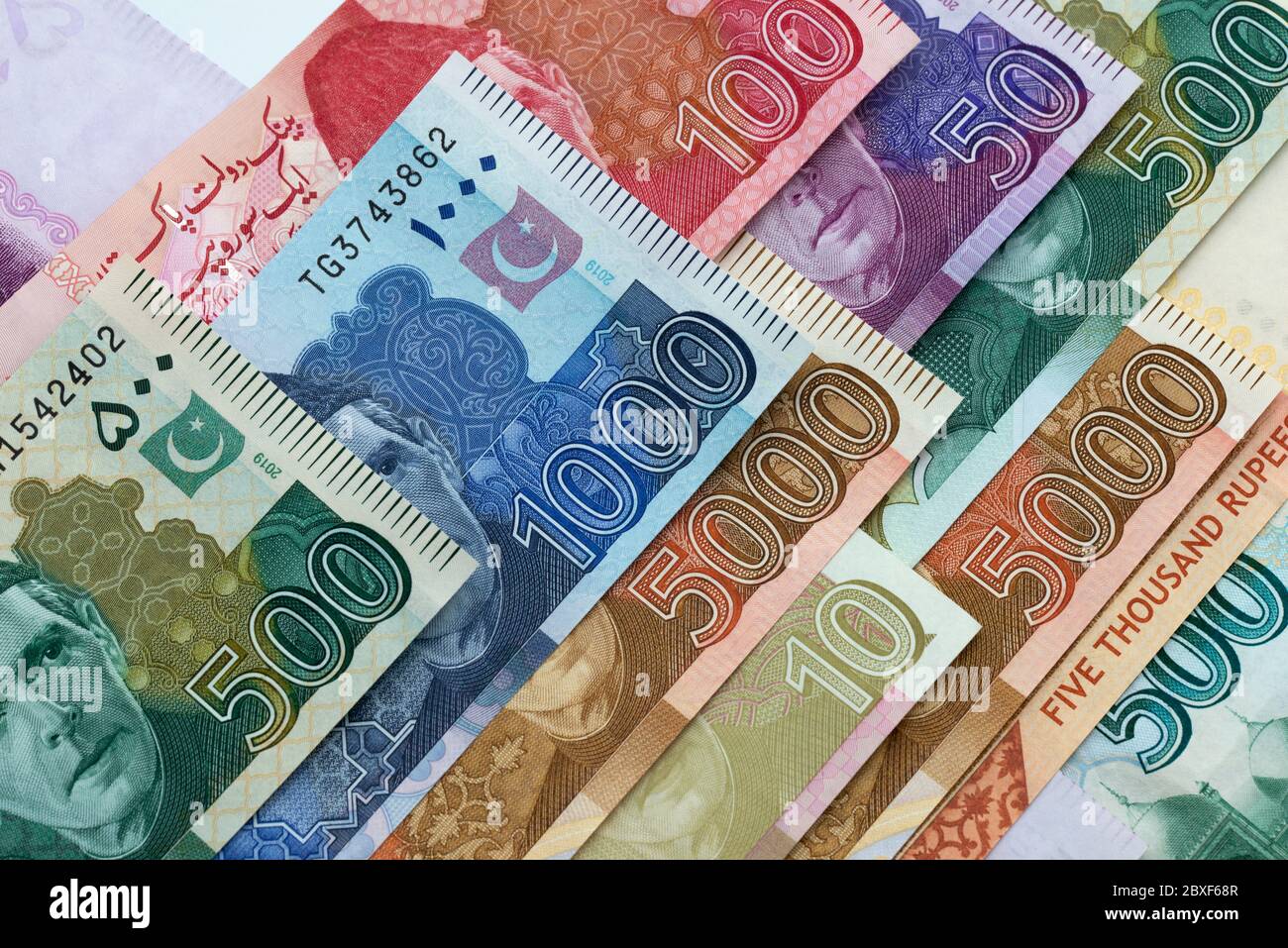 Pakistani Rupees, Pakistani currency notes Stock Photo - Alamy