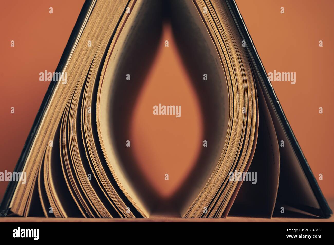 Close up Beautiful vintage ancient book. Pattern background for design ...