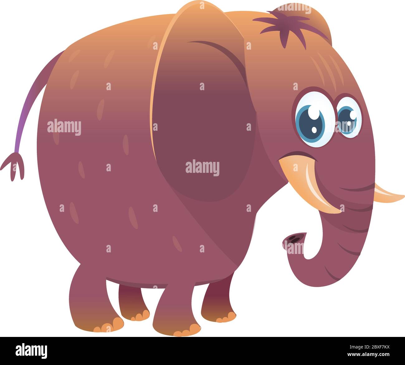 Cartoon elephant. Vector illustration Stock Vector Image & Art - Alamy