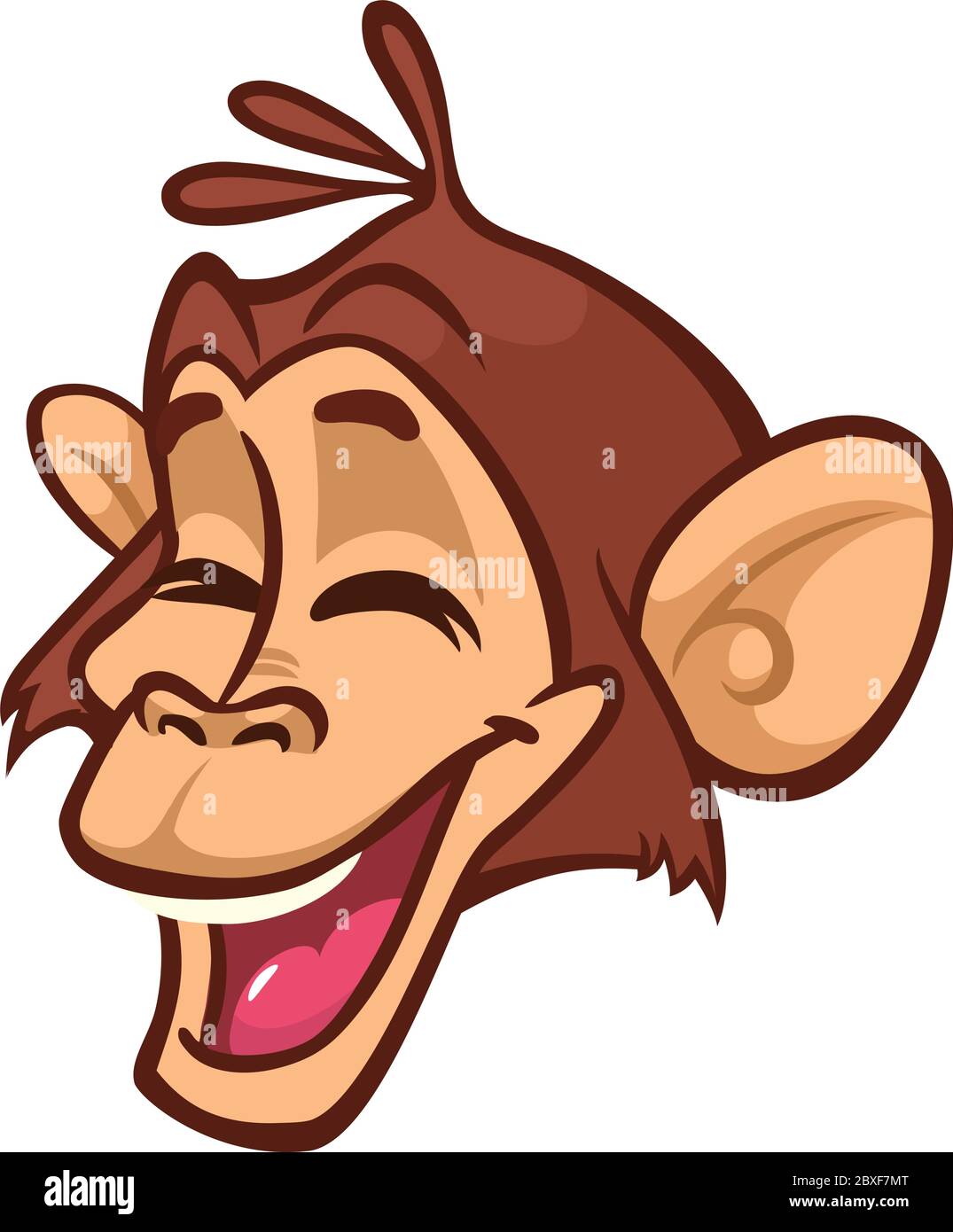 Smiling Monkey Cartoon