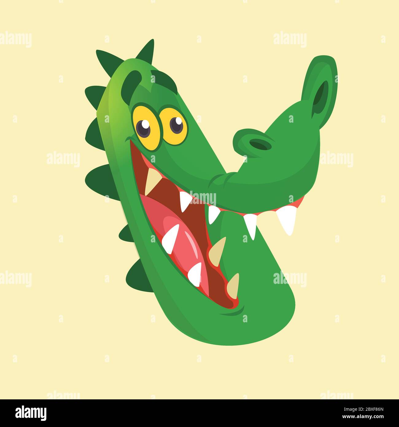 Cartoon Gator Head