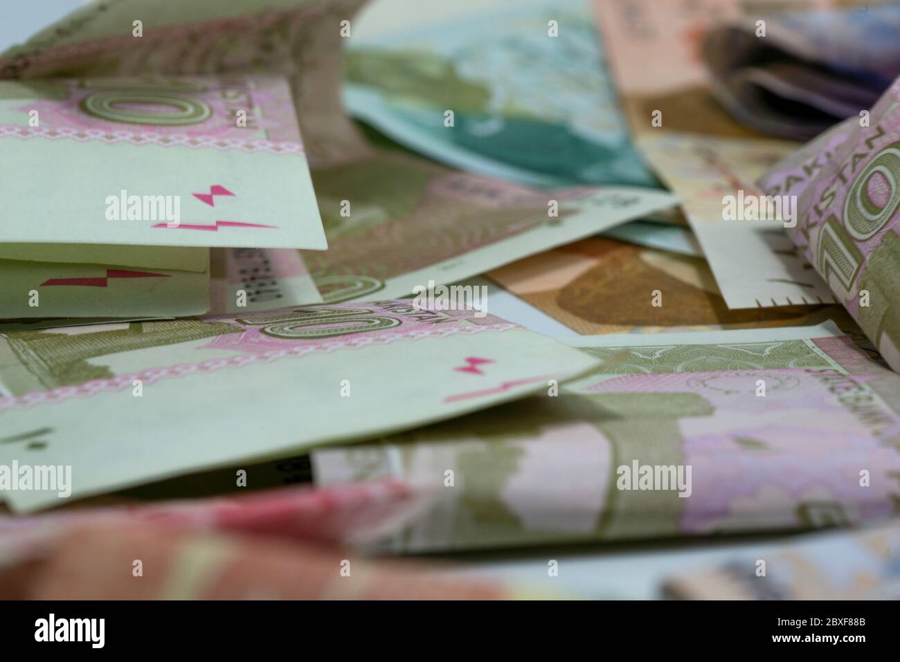Pakistani Rupees, Pakistani currency notes Stock Photo - Alamy