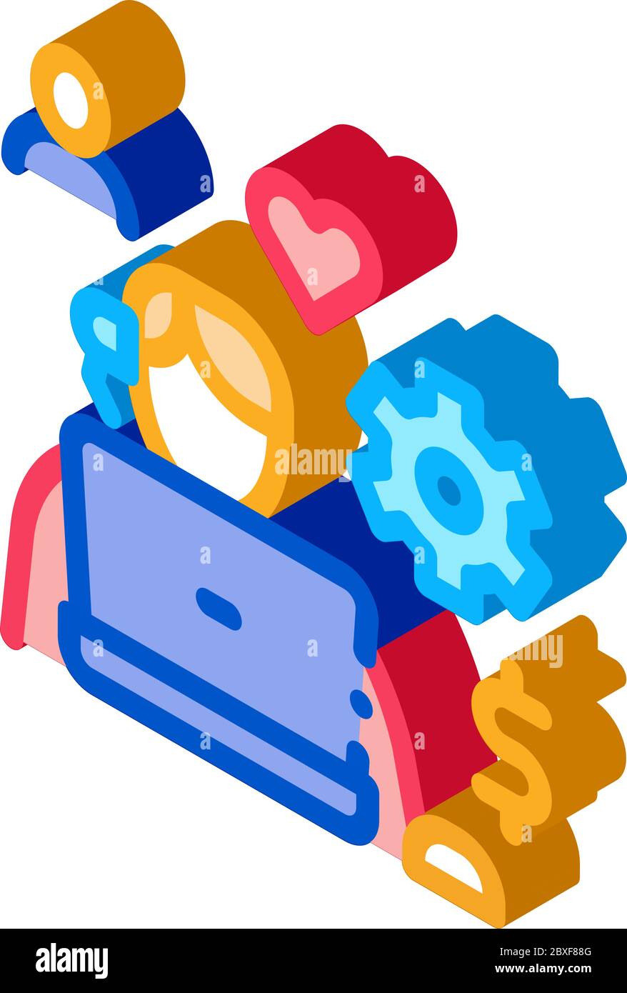film director isometric icon vector illustration Stock Vector Image ...
