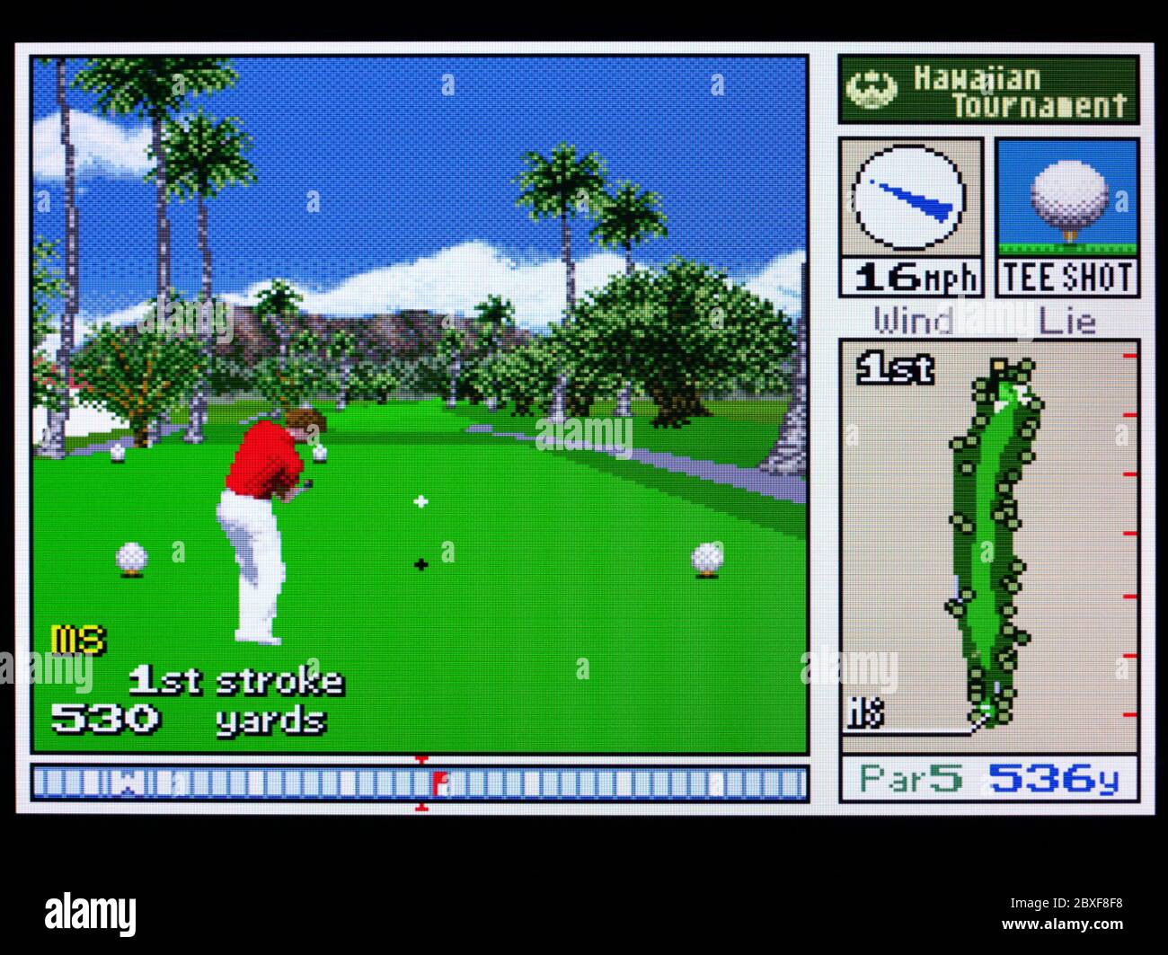 Waialae Country Club Golf - SNES Super Nintendo - Editorial use only ...