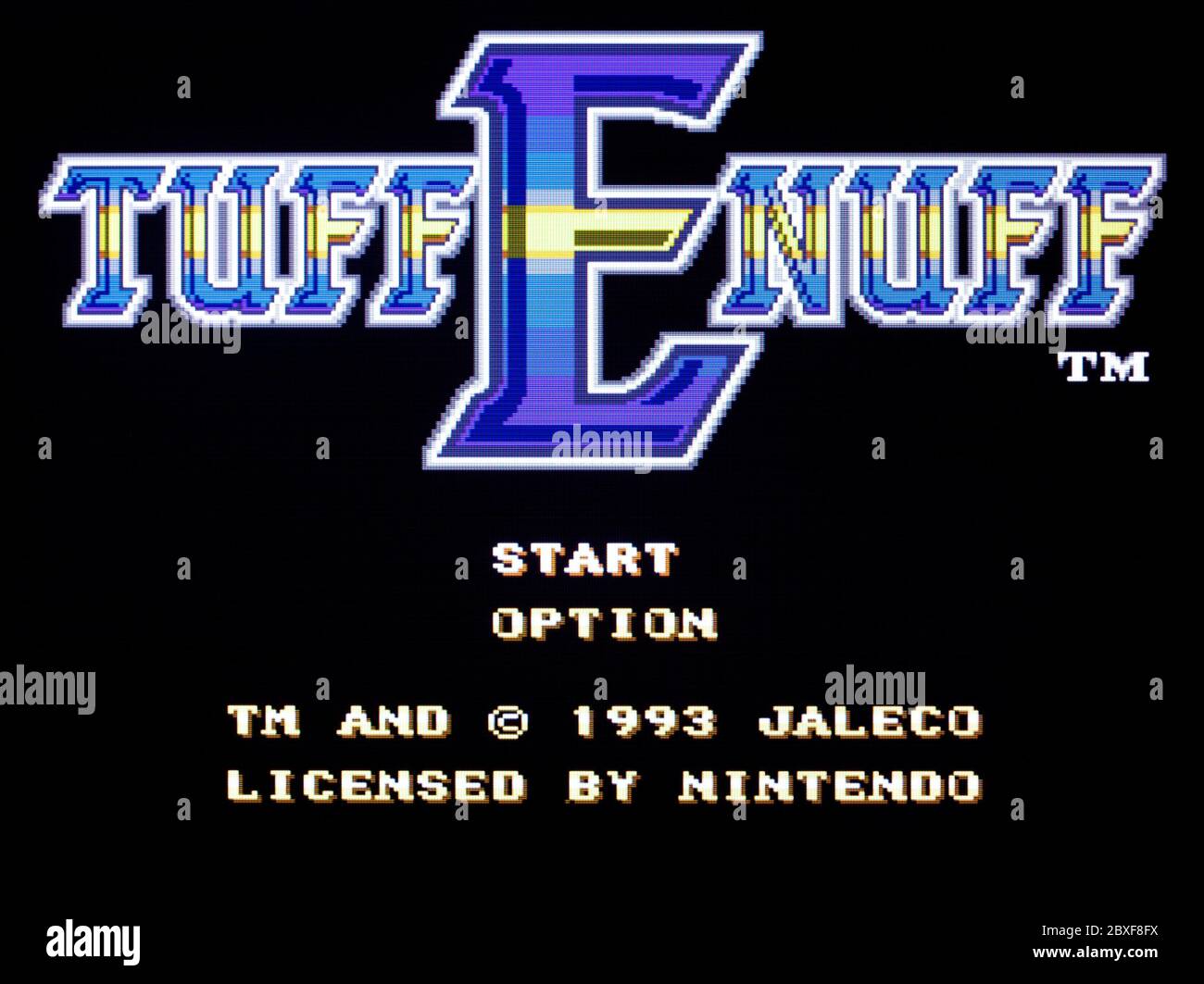 Tuff Enuff - SNES Super Nintendo - Editorial use only Stock Photo - Alamy