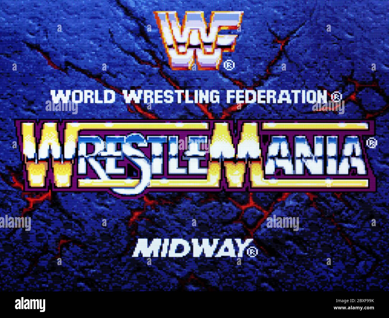 WWF WrestleMania Wrestle Mania - SNES Super Nintendo - Editorial use ...