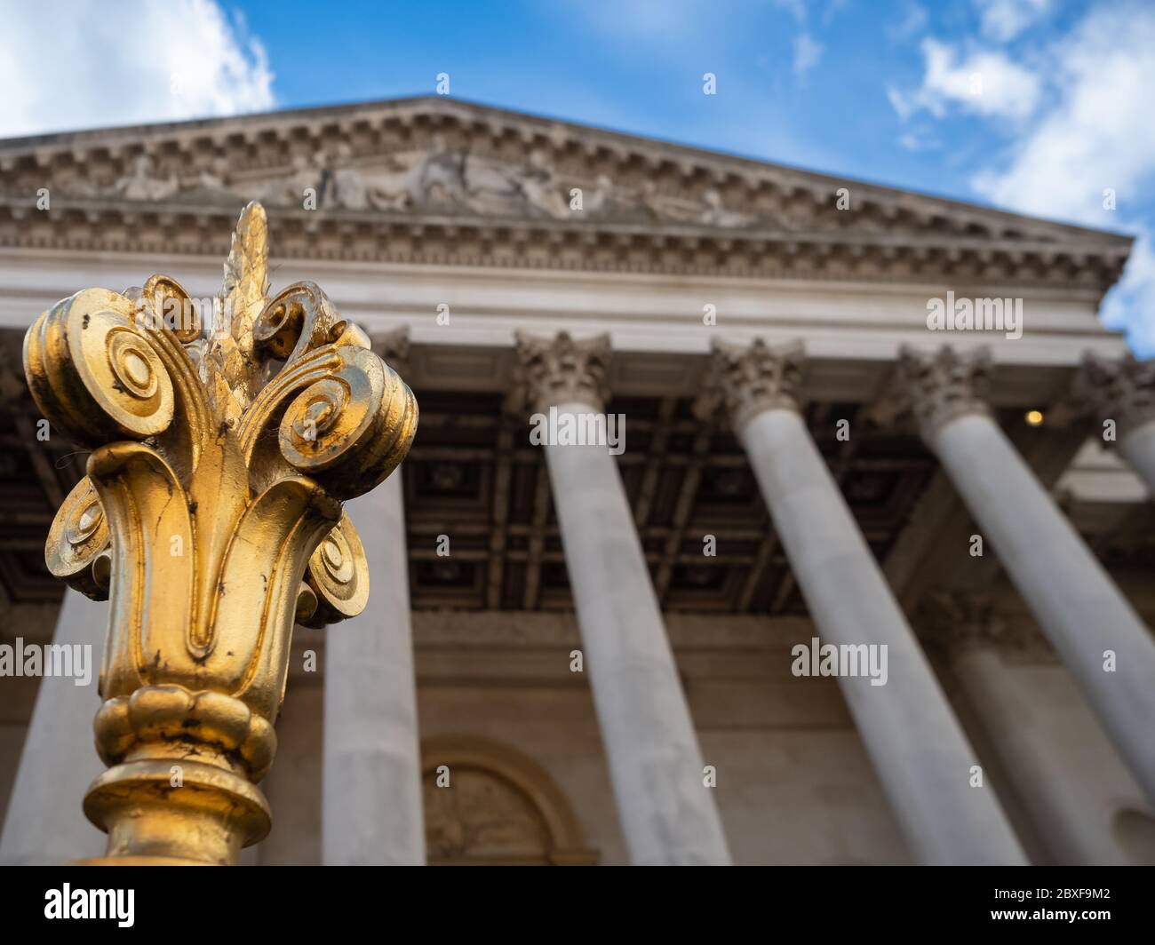 Gold railing hi-res stock photography and images - Alamy