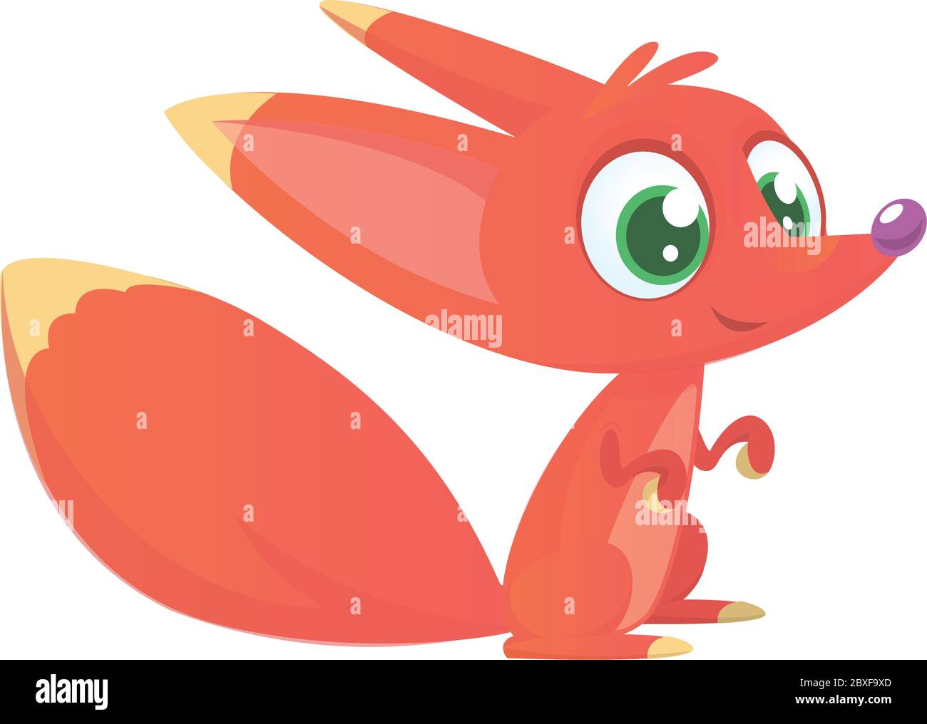 Red wolf comic Cut Out Stock Images & Pictures - Alamy