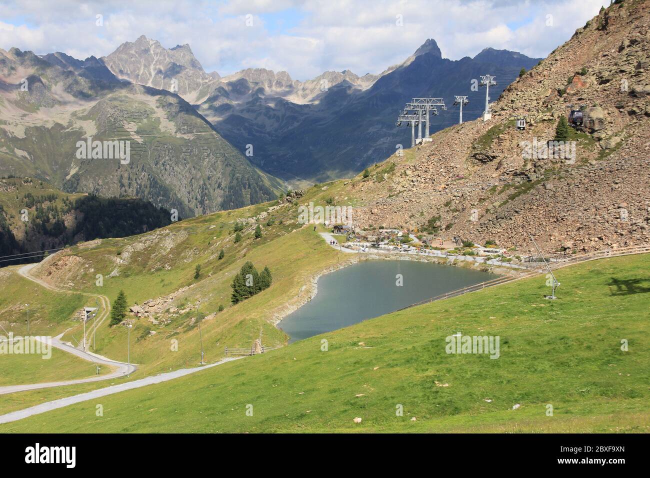 The Silvretta Alps in Austria Stock Photo - Alamy