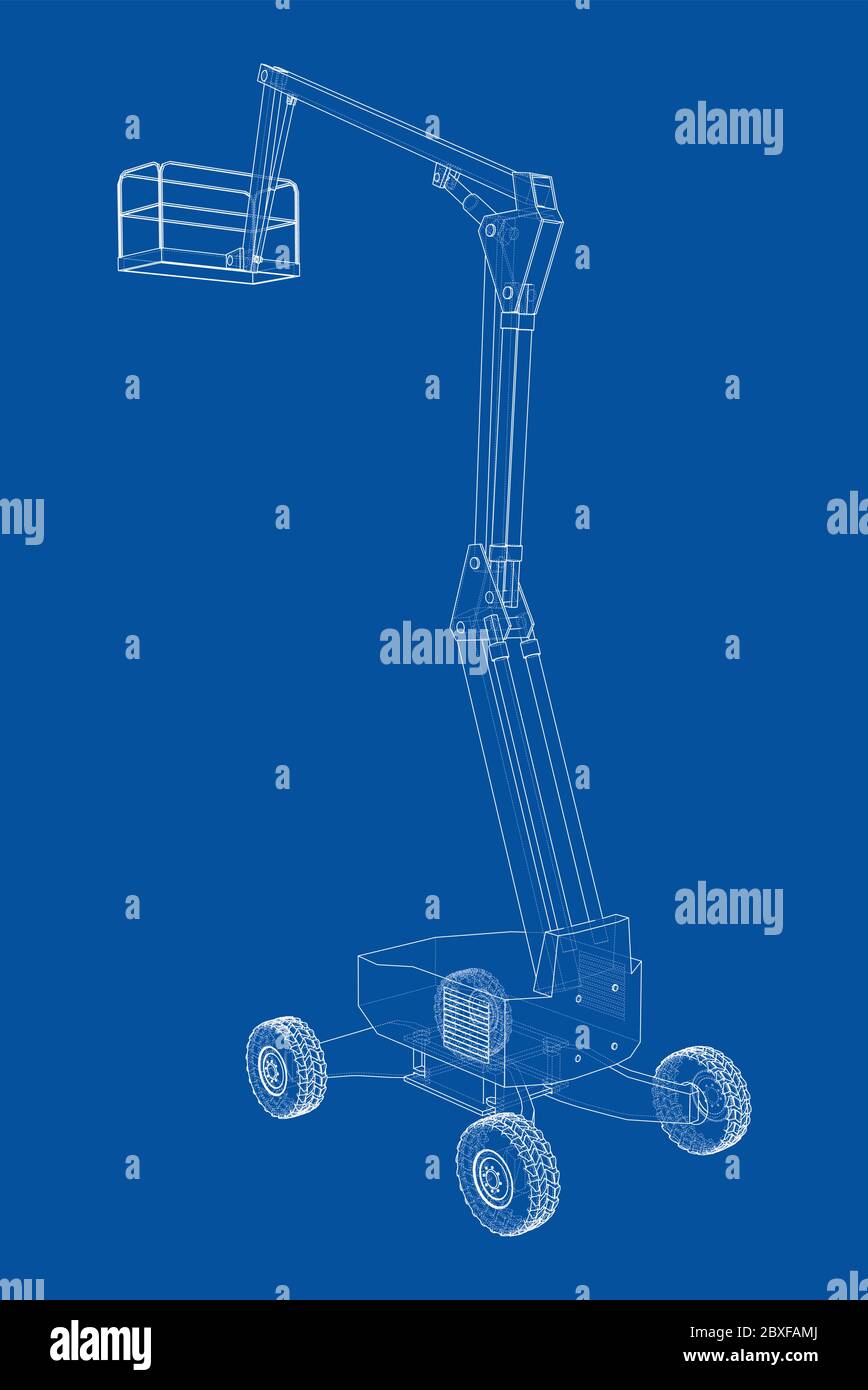 Articulated platform Stock Vector Images - Alamy