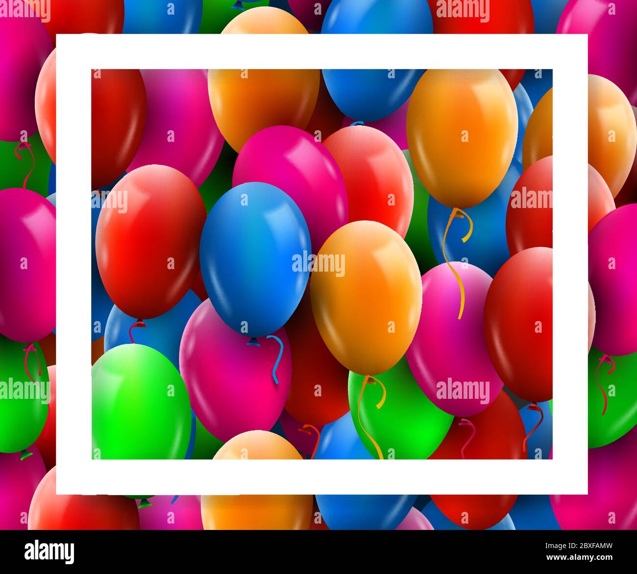 3d realistic white balloon Stock Vector Images - Alamy