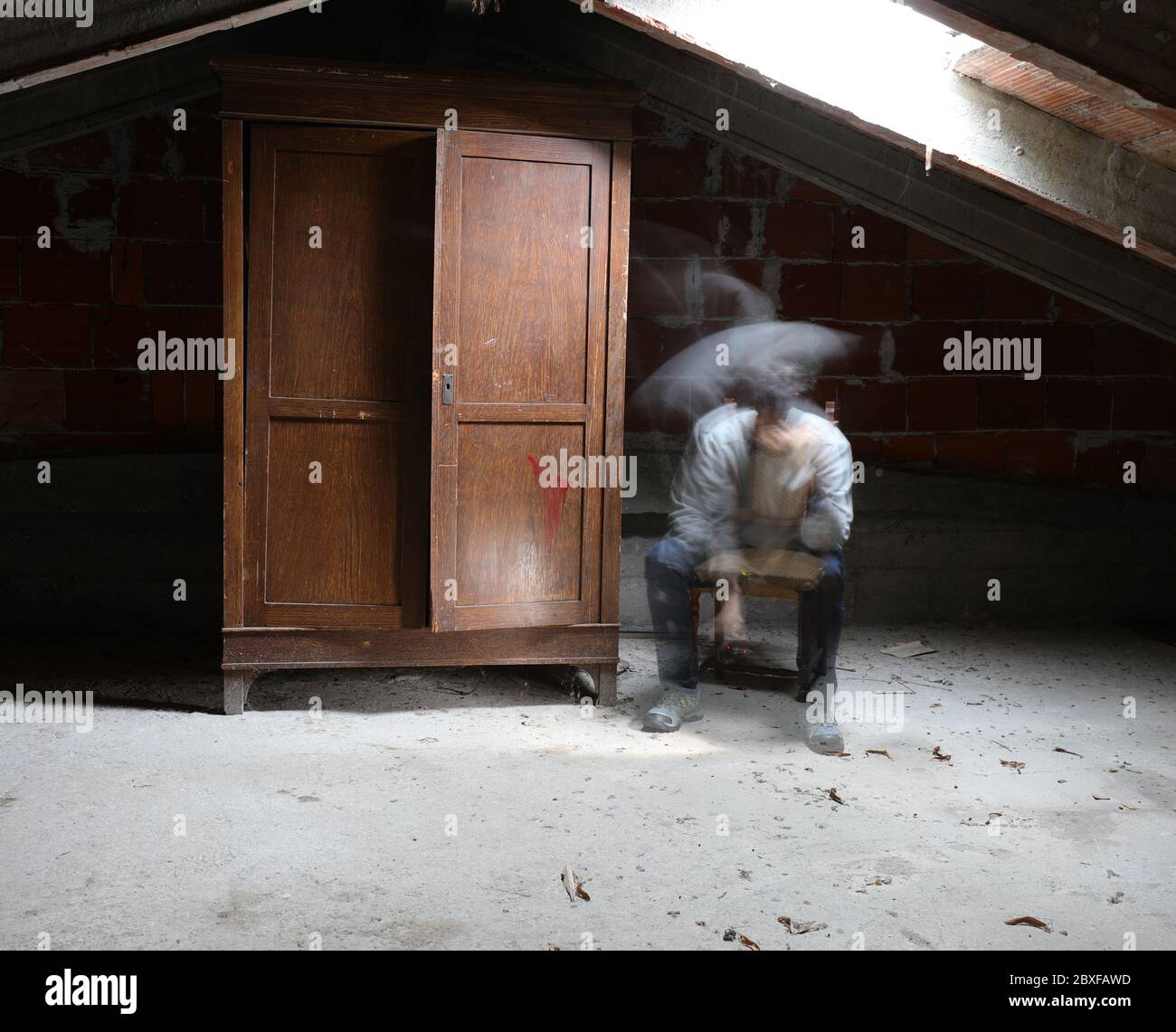 Ghost sitting on chair hi-res stock photography and images - Alamy