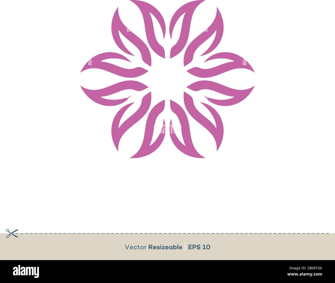 Abstract Flower Vector Logo Template Illustration Design. Vector EPS 10 ...