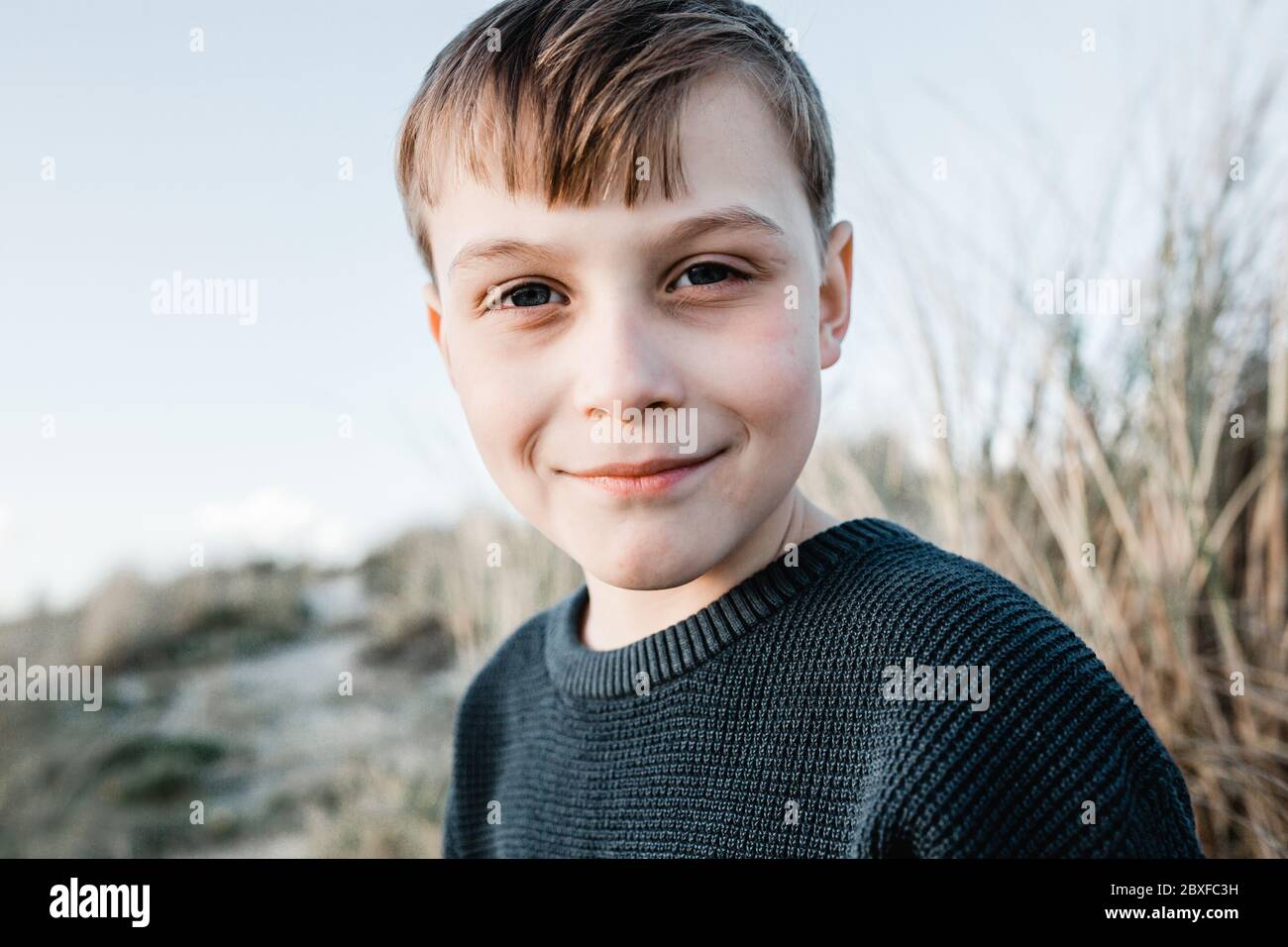 Handsome kid boy model in hi-res stock photography and images - Alamy