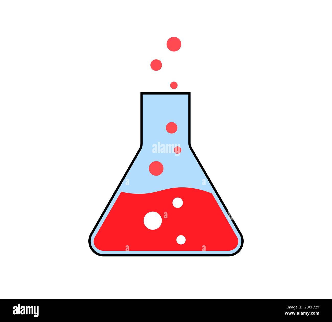 Conical Flask Vector. Science Laboratory Background Stock Vector Image ... Conical Flask Vector. Science Laboratory Background Stock Vector Image ...