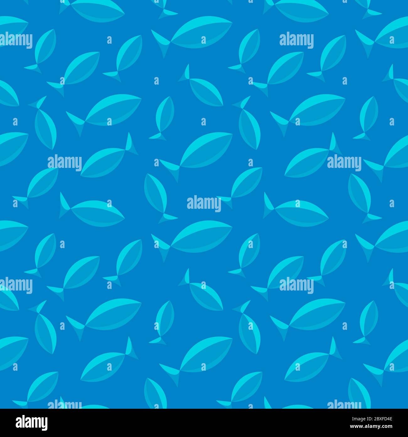 Fish seamless background blue color for web site or banner of shop with ...