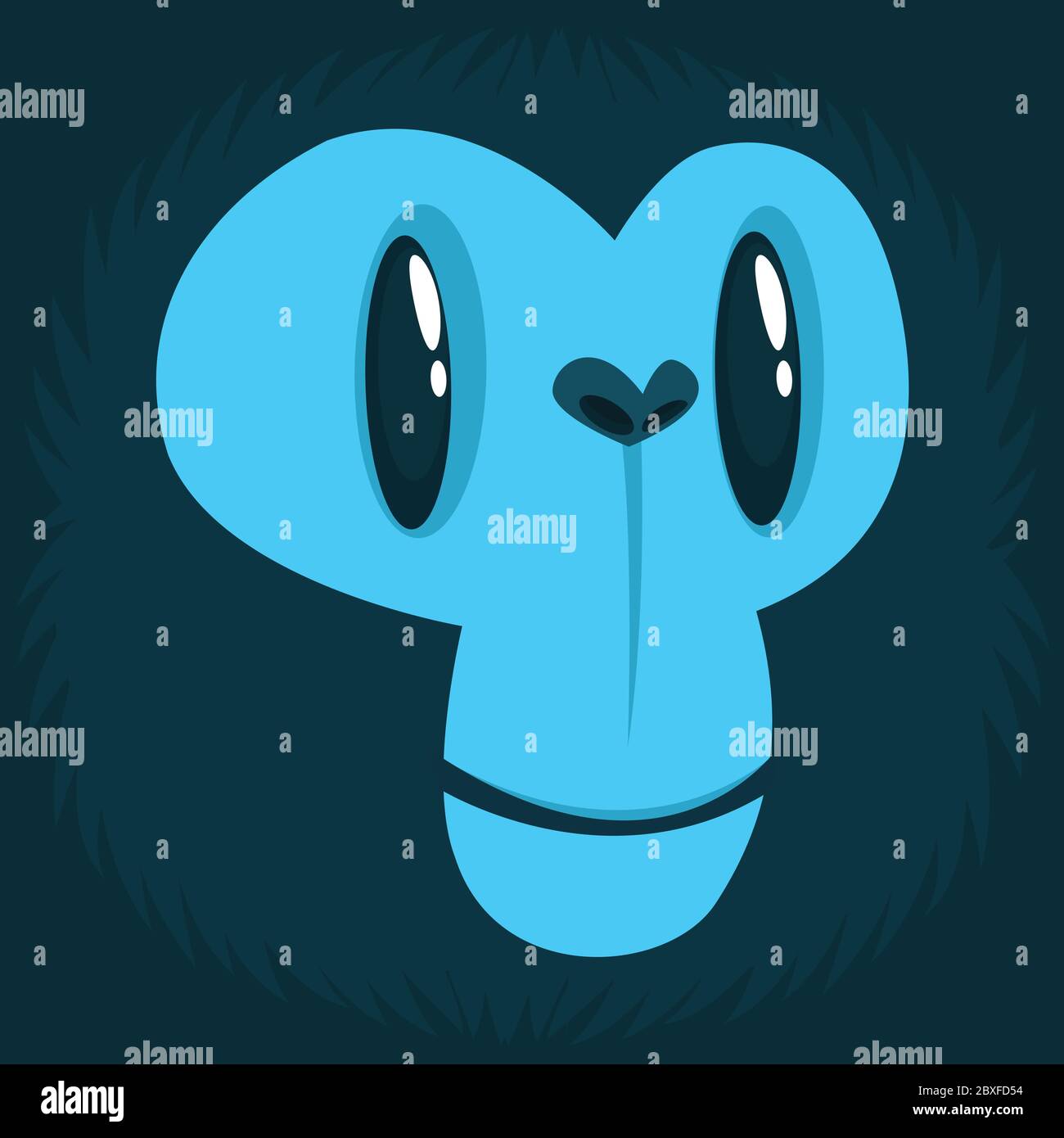 Primate square Stock Vector Images - Alamy