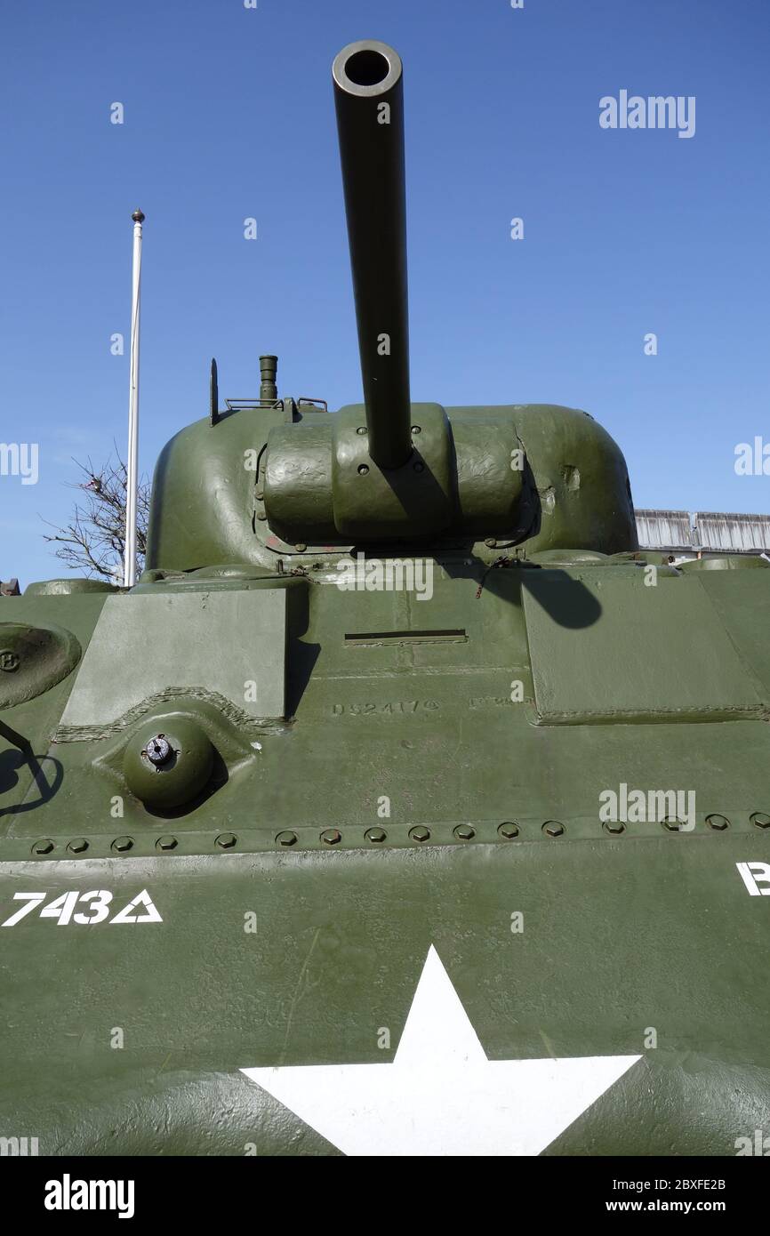 american sherman tank on display at , Castletown D-Day Centre ...