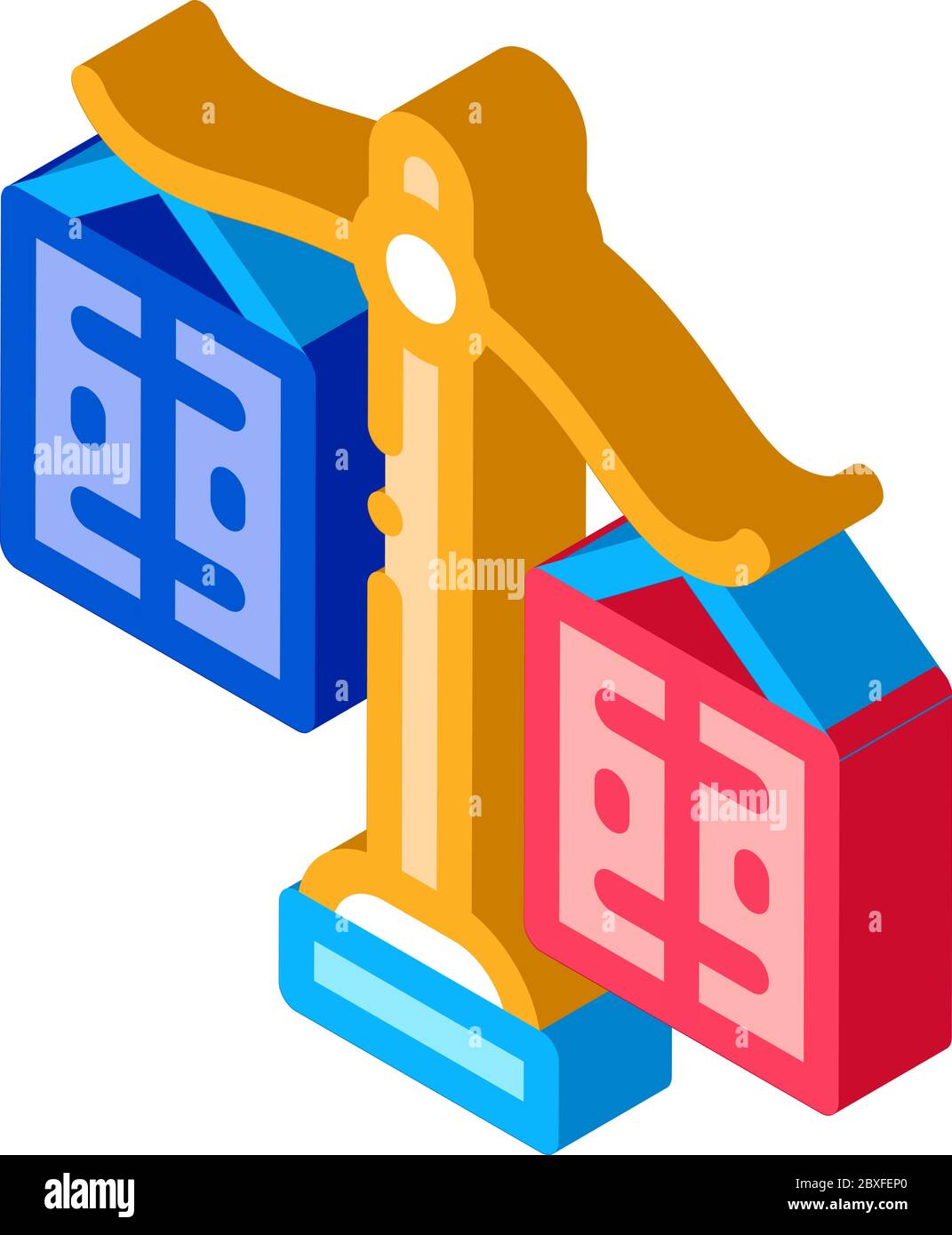significance preponderance of different products isometric icon vector ...