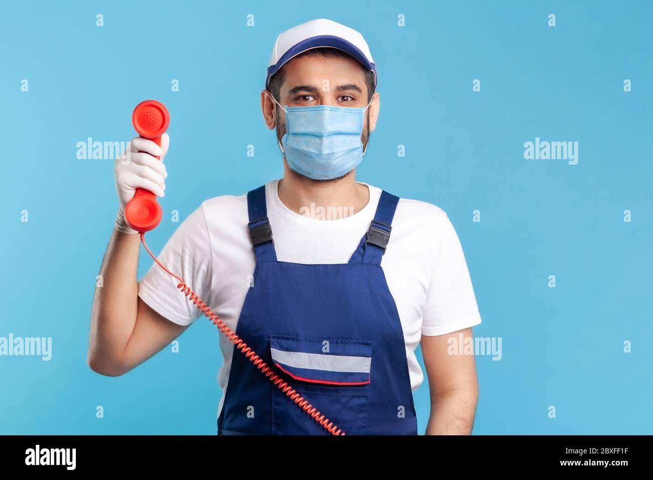 Telecommunication mask hi-res stock photography and images - Alamy