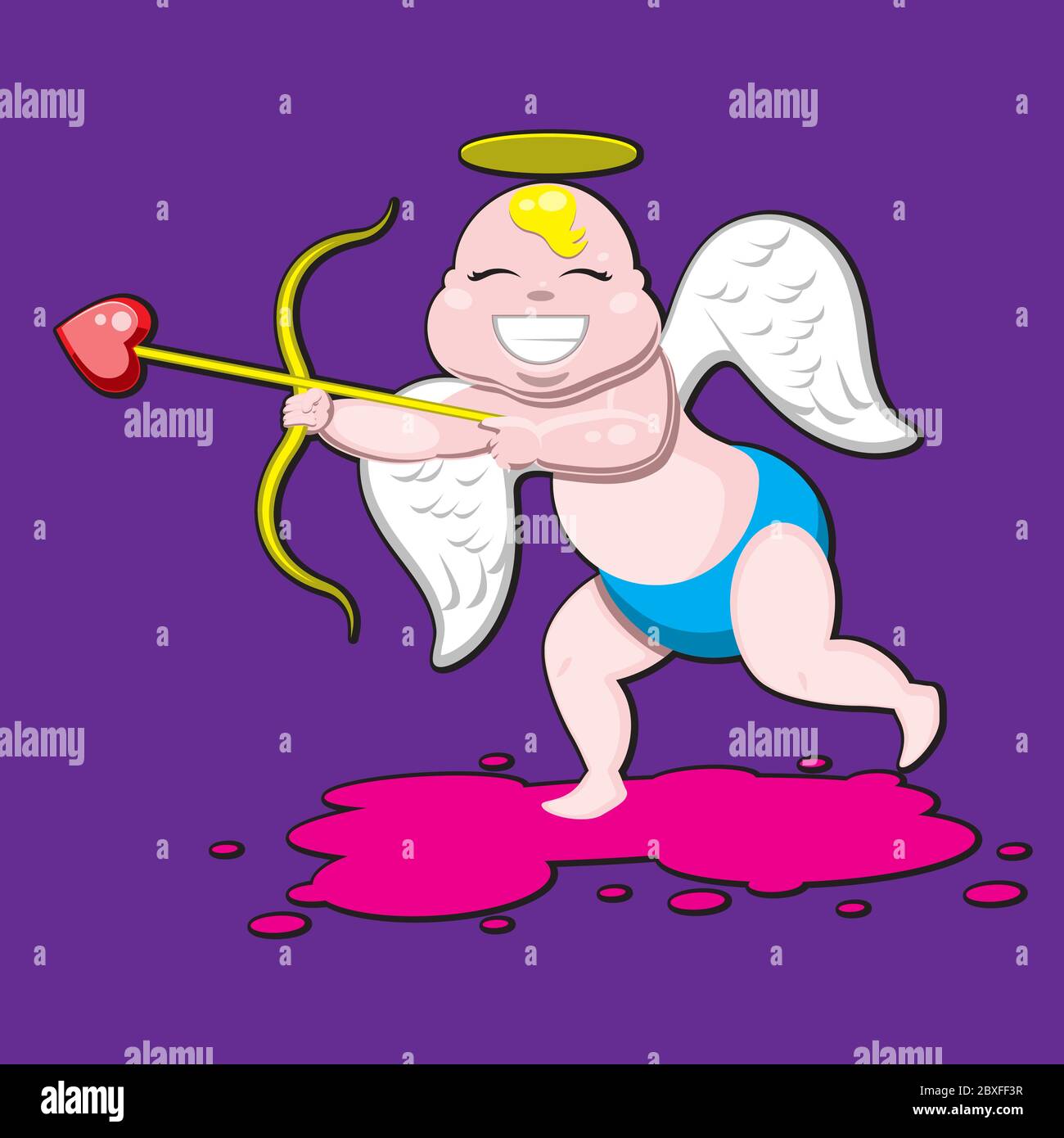Cupid And Psyche Cartoon
