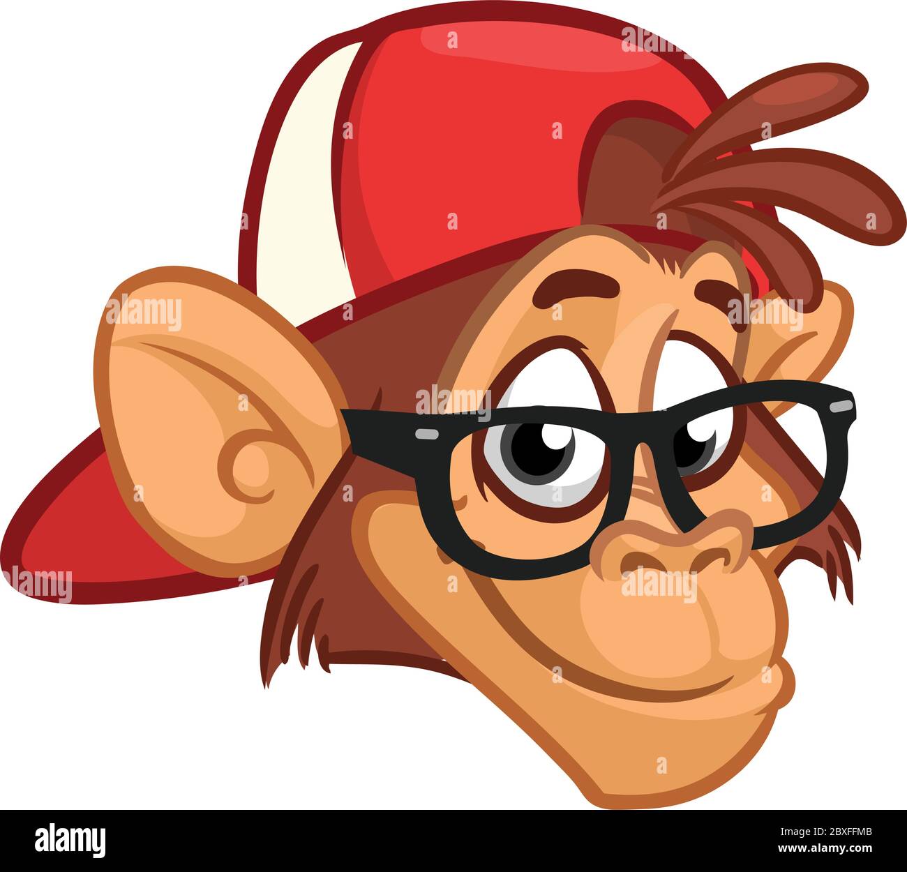 Animated Monkey Head