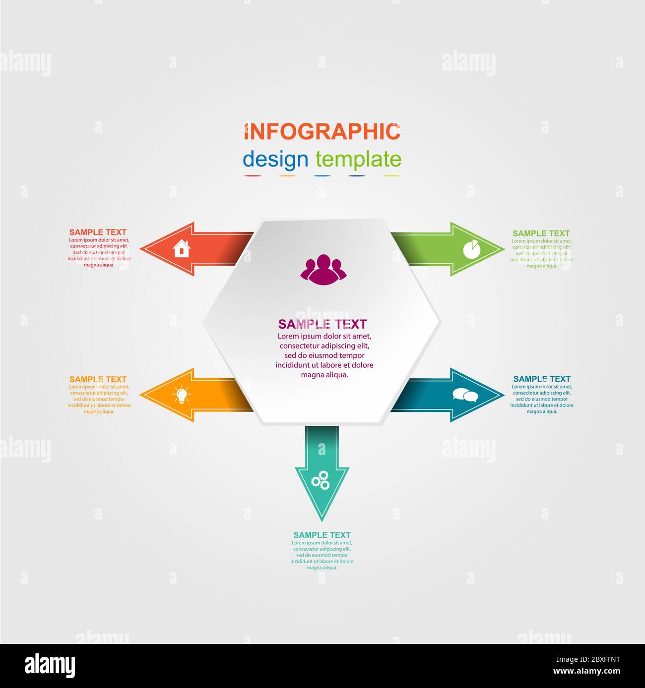 Infographics five steps for visual design of business projects ...