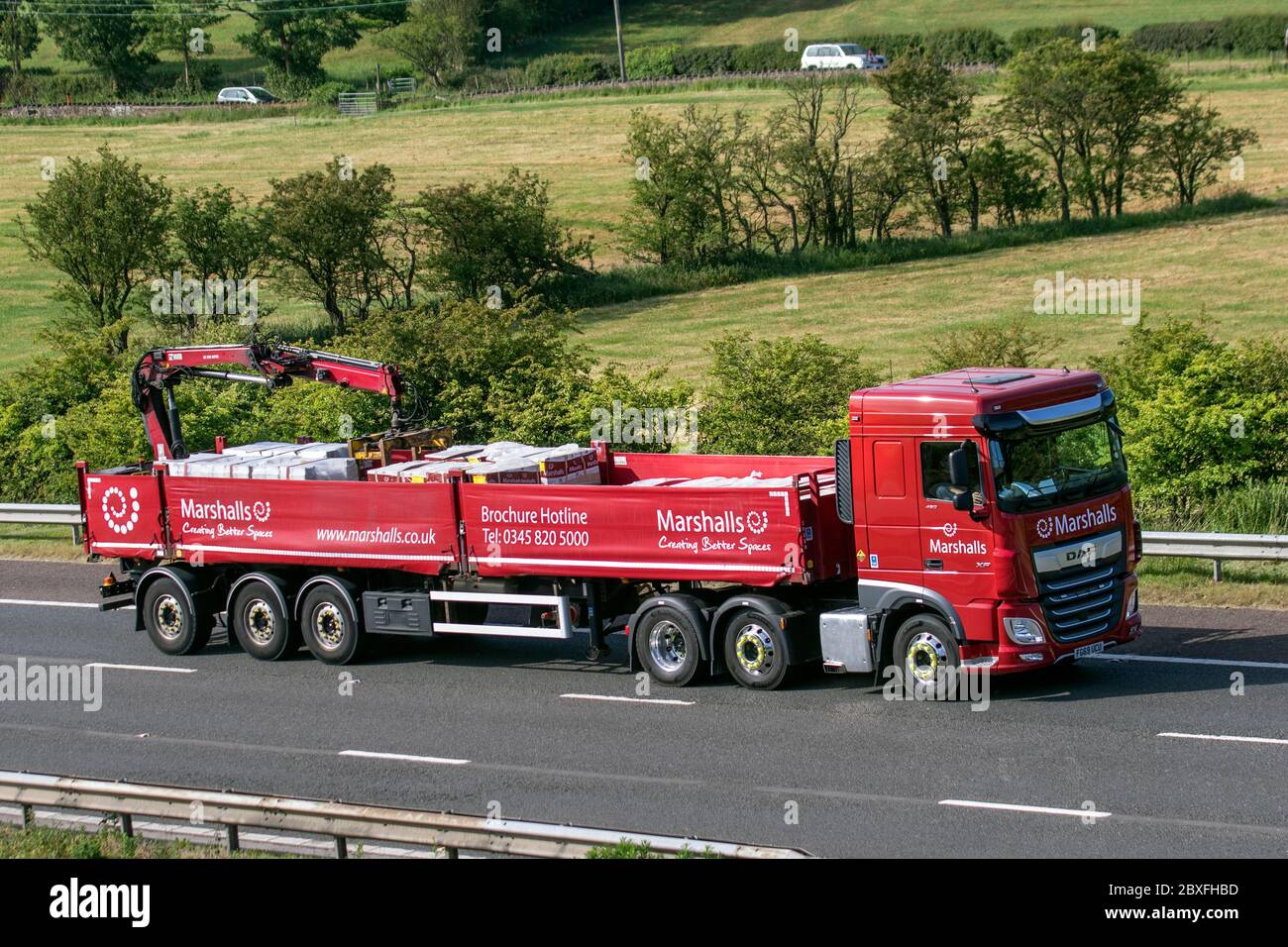 Marshalls Stone Haulage construction delivery trucks, building ...