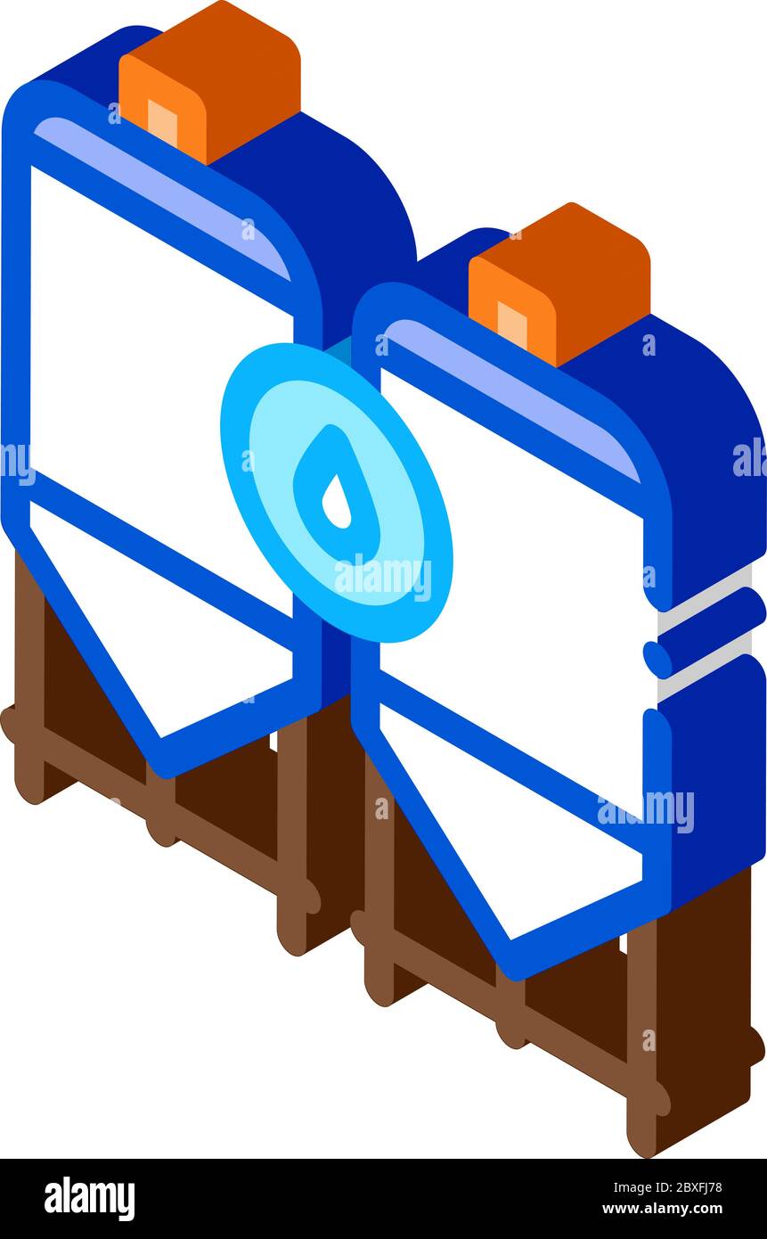 Vector isometric manufacturing machines hi-res stock photography and ...