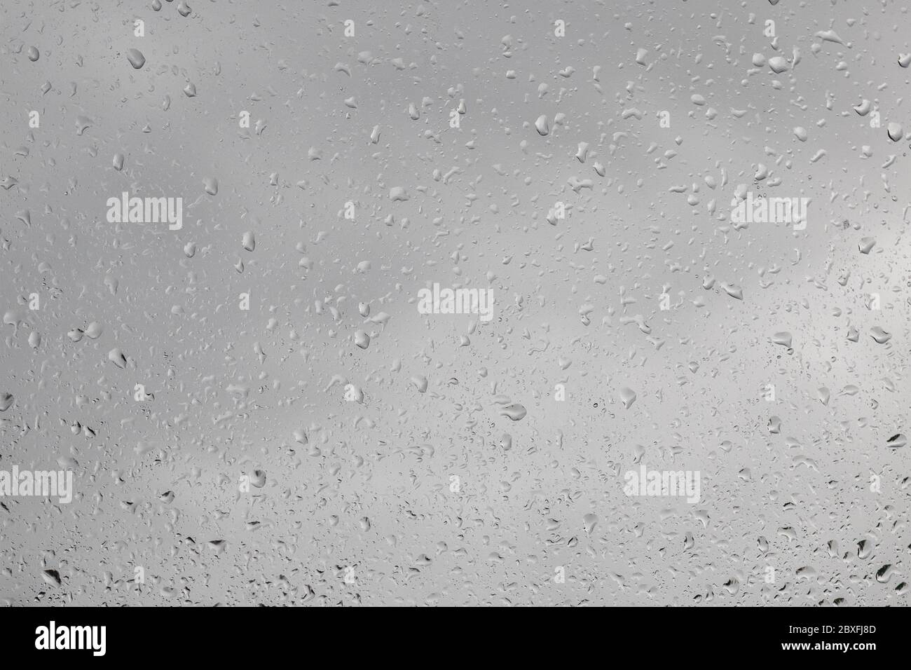 raindrops on the window - view out the window outwards, rainy weather ...